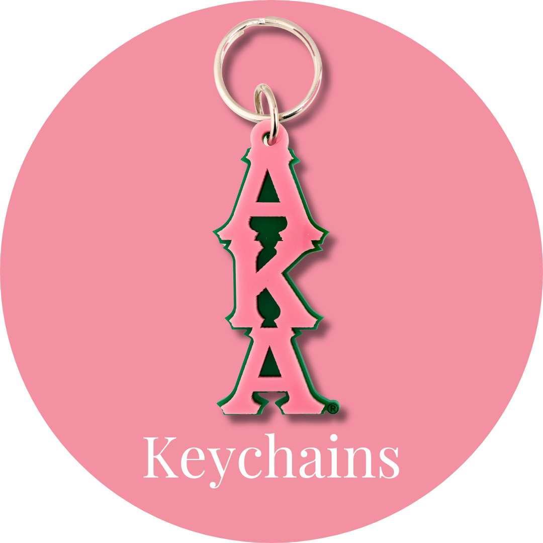 Alpha Kappa Alpha Keychains | AKA Keychains & AKA Key Rings – Betty's ...
