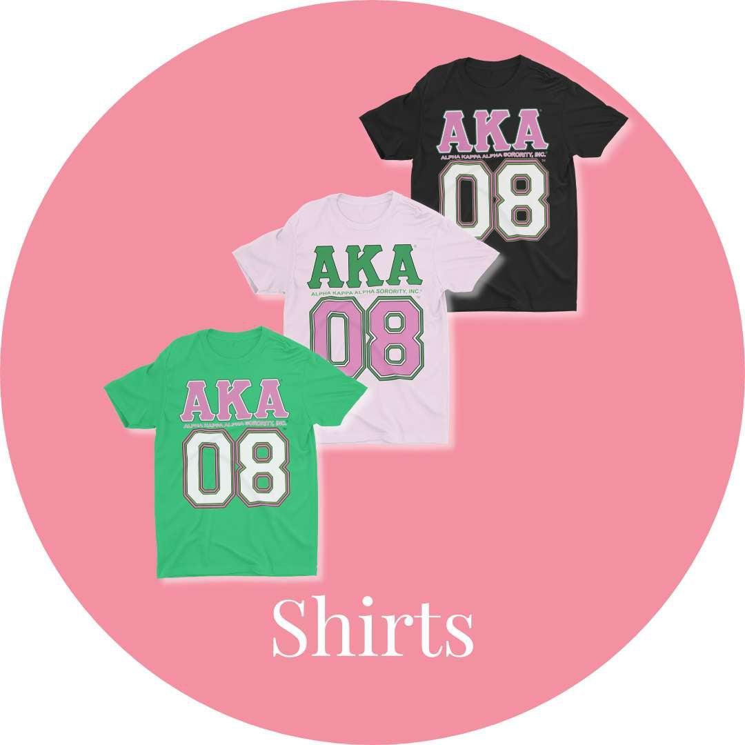 Alpha Kappa Alpha AKA Shirts & Apparel | T-Shirts, Polos, & Sweaters