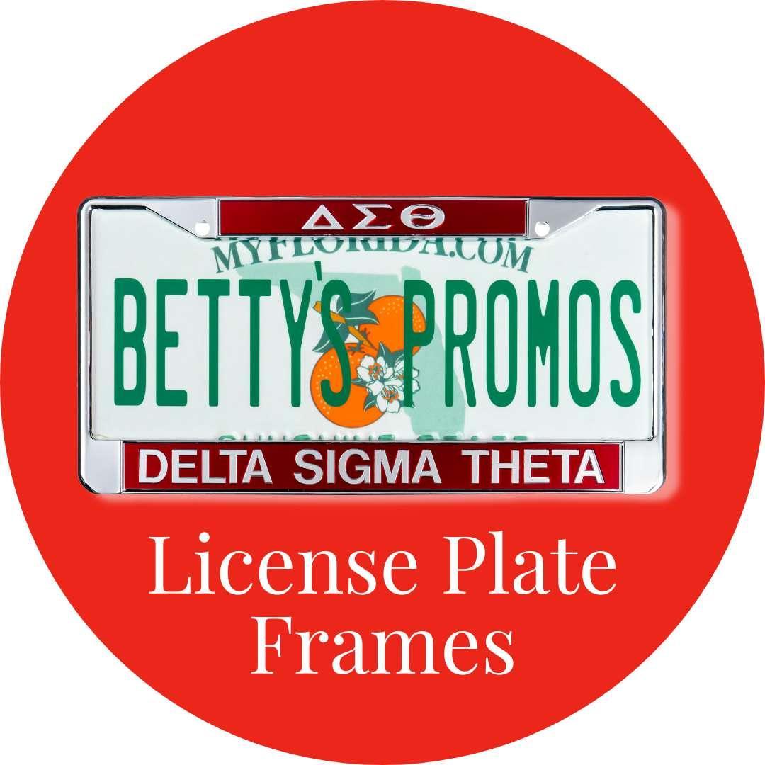 Delta Sigma Theta Auto Tag Frames | Delta Sigma Theta License Frames