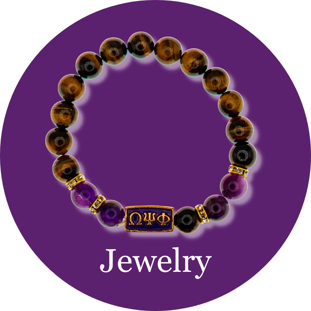 Omega Psi Phi Jewelry | Bracelets, Watches, Necklaces, and Cufflinks