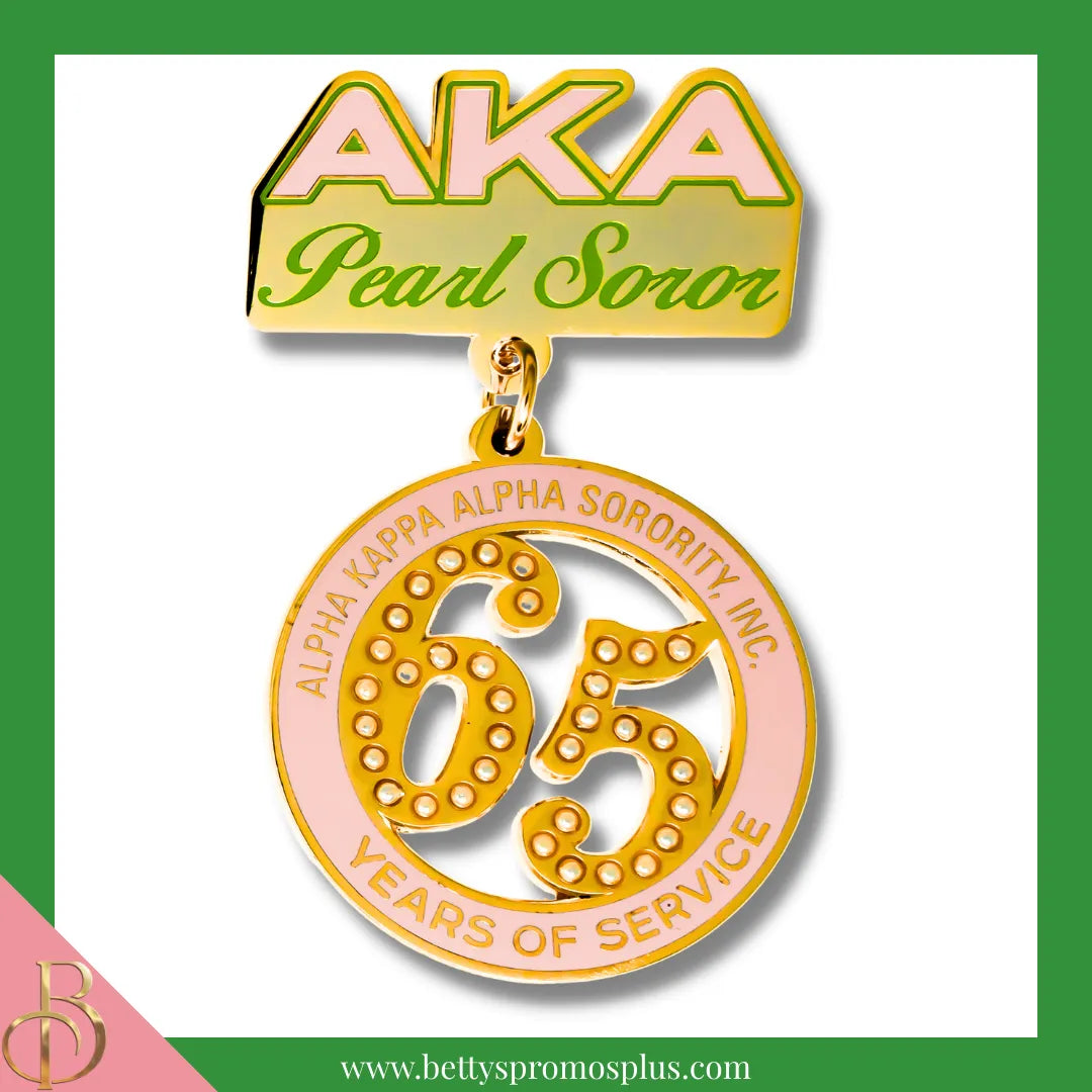 Alpha Kappa Alpha AKA Pearl Soror Greek Lapel Pin