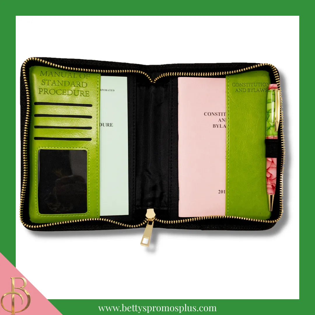 Alpha Kappa Alpha AKA Shield Embossed Document Cover AKA Document & Ma