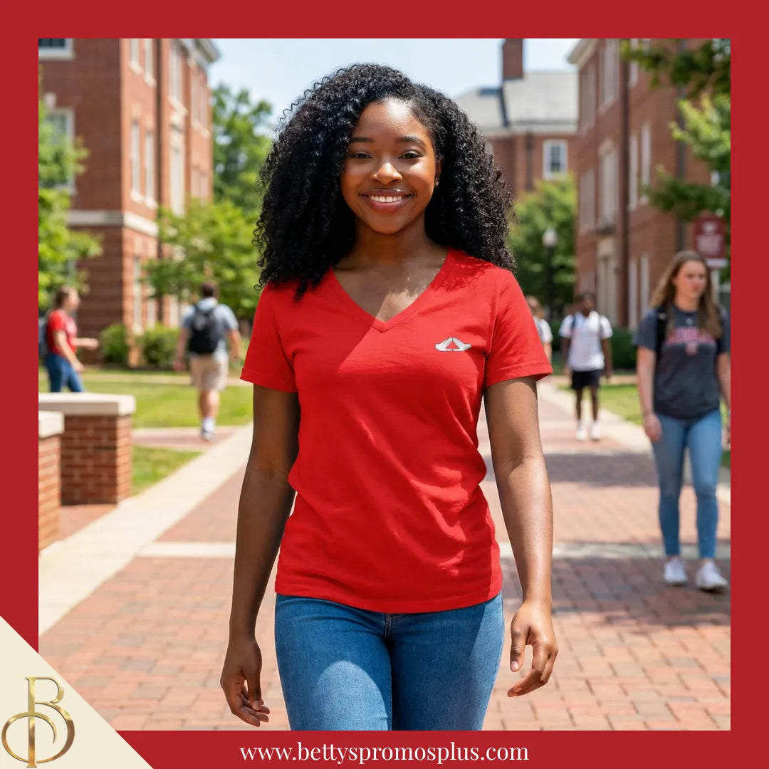 Delta Sigma Theta ΔΣΘ The Mid Hand Symbol Embroidered T-Shirt